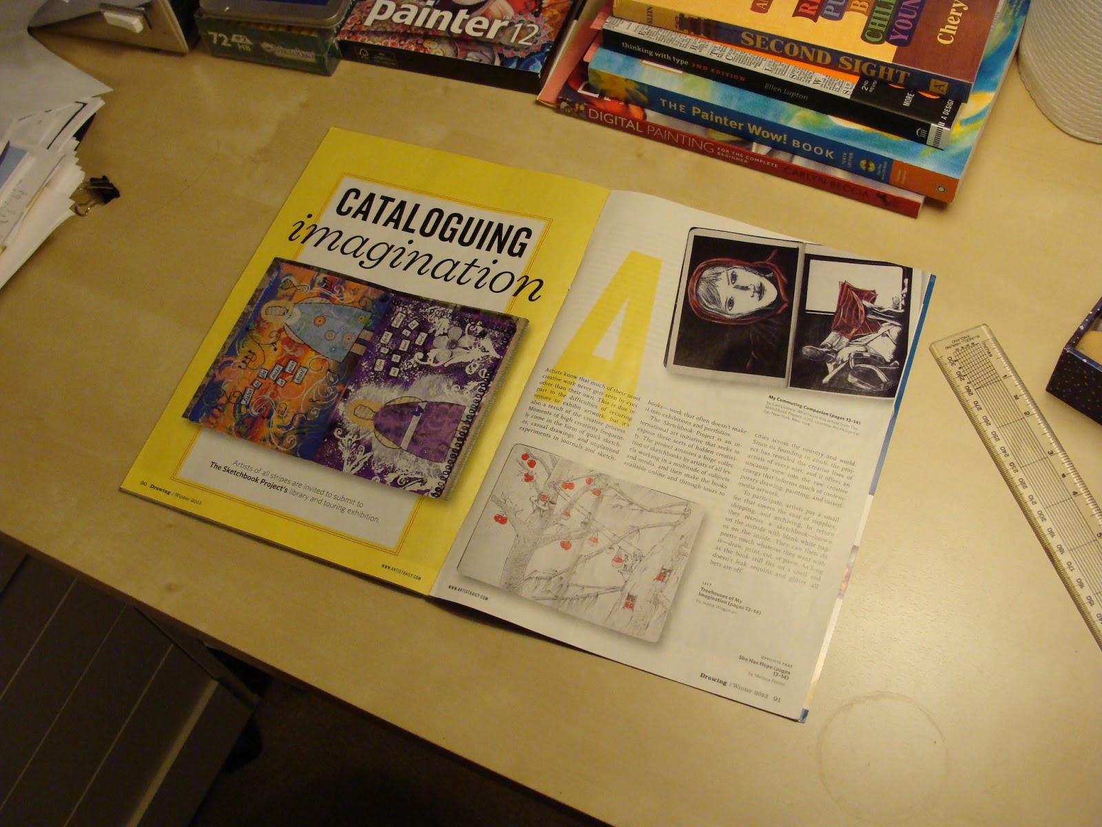 Drawing on my Imagination: DRAWING Magazine Feature