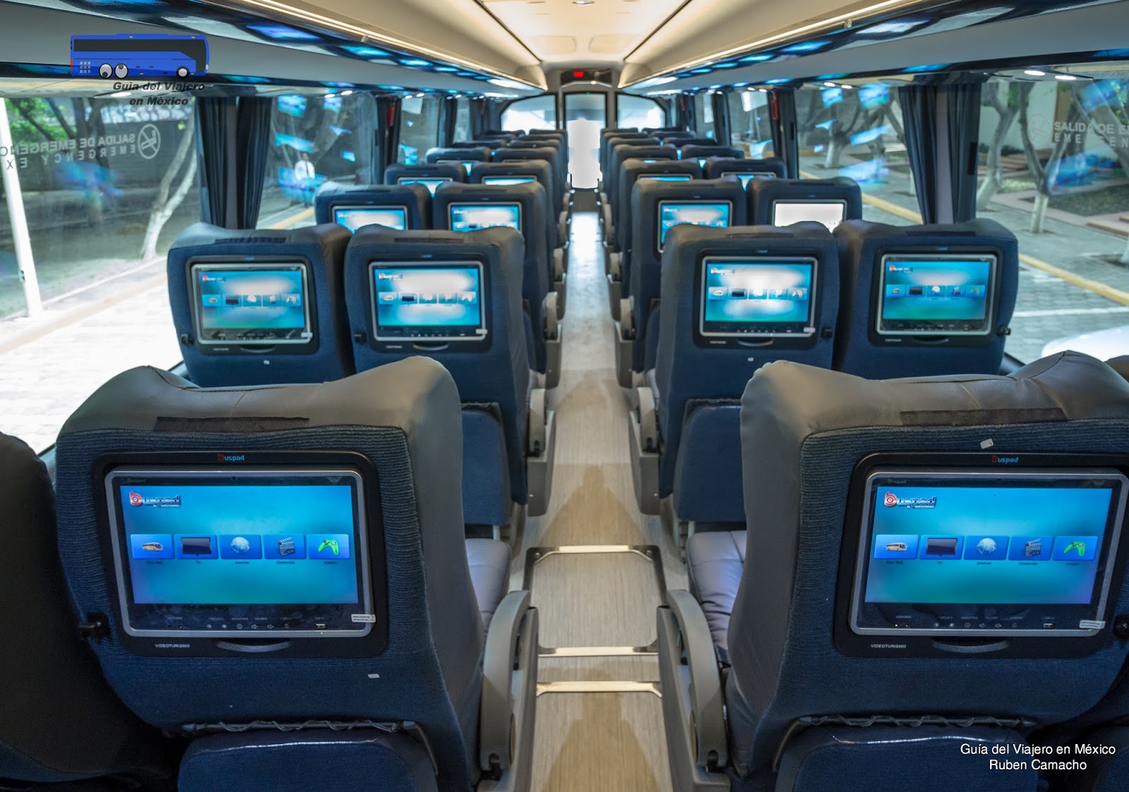 Guía del Viajero en México: Conociendo el interior del Irizar i8 de Anahuac