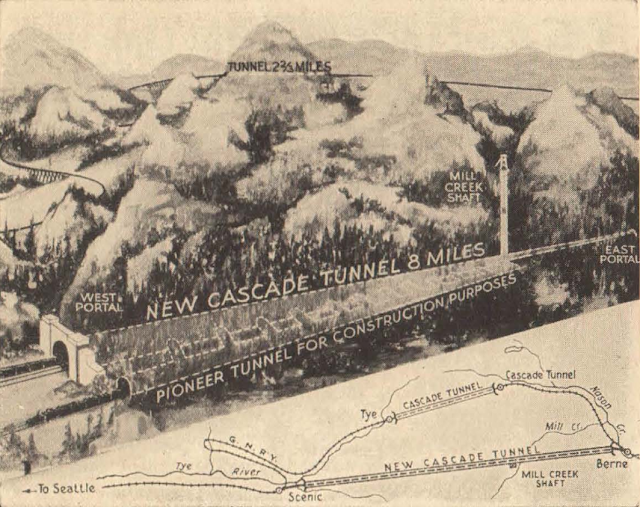 BNSF/Great Northern Cascade Tunnels ~ Pecous