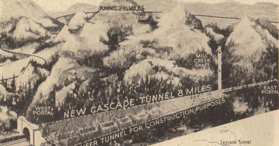 BNSF/Great Northern Cascade Tunnels ~ Pecous