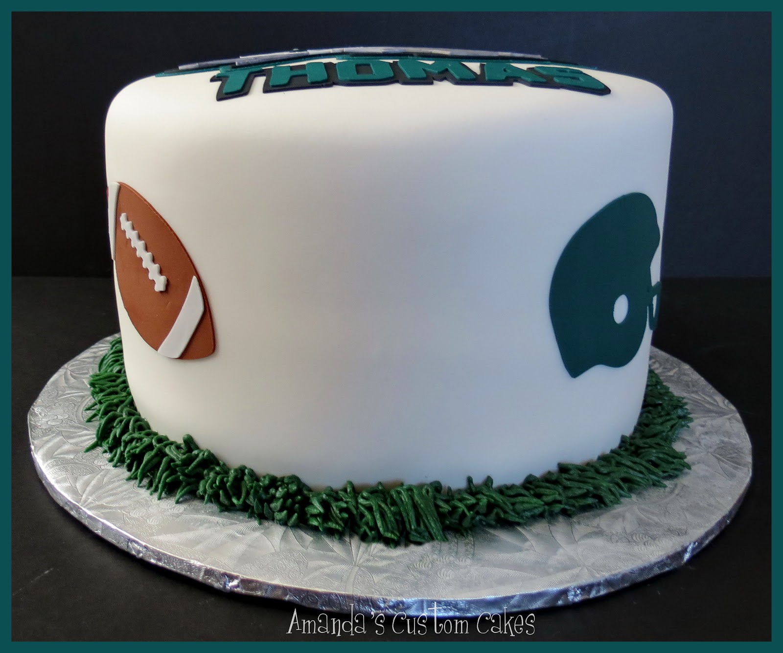 Amanda's Custom Cakes: Philadelphia Eagles Cake