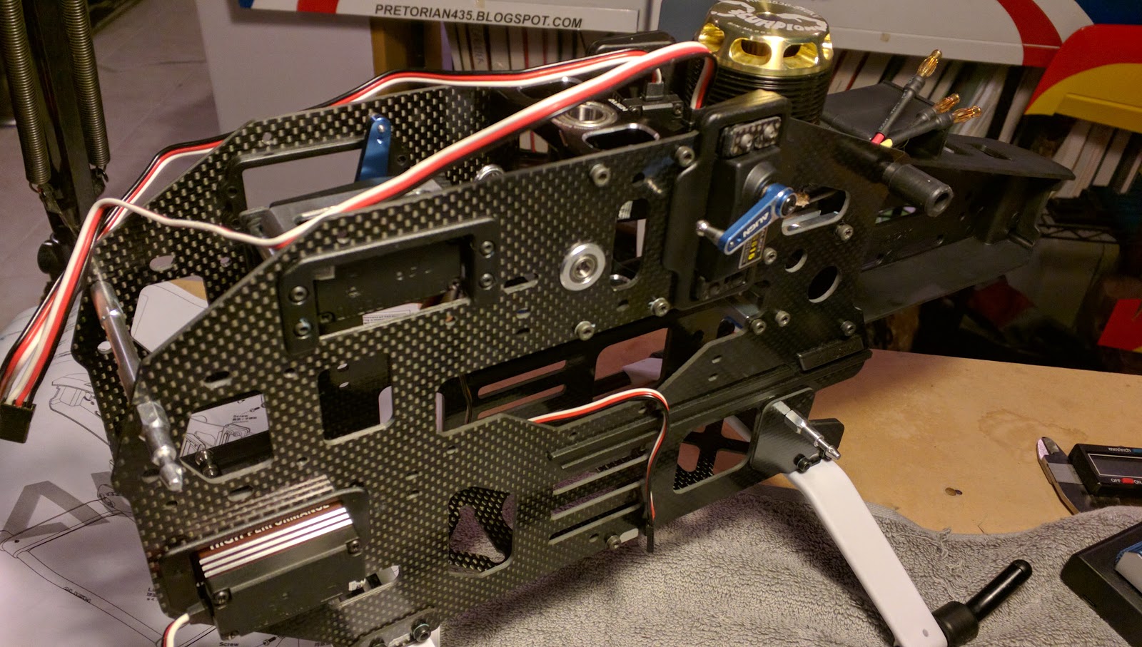 RC BLog: Pretorian 435: Trex 600 EFL Pro Build Update