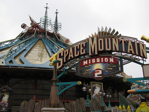 Florida Disneyland: Space Mountain Ride Disneyland Orlando Florida