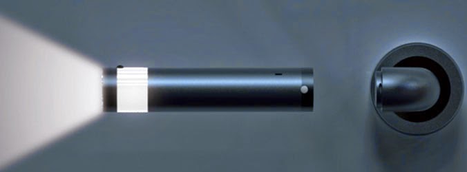 Removable LED Flashlight Door Handle