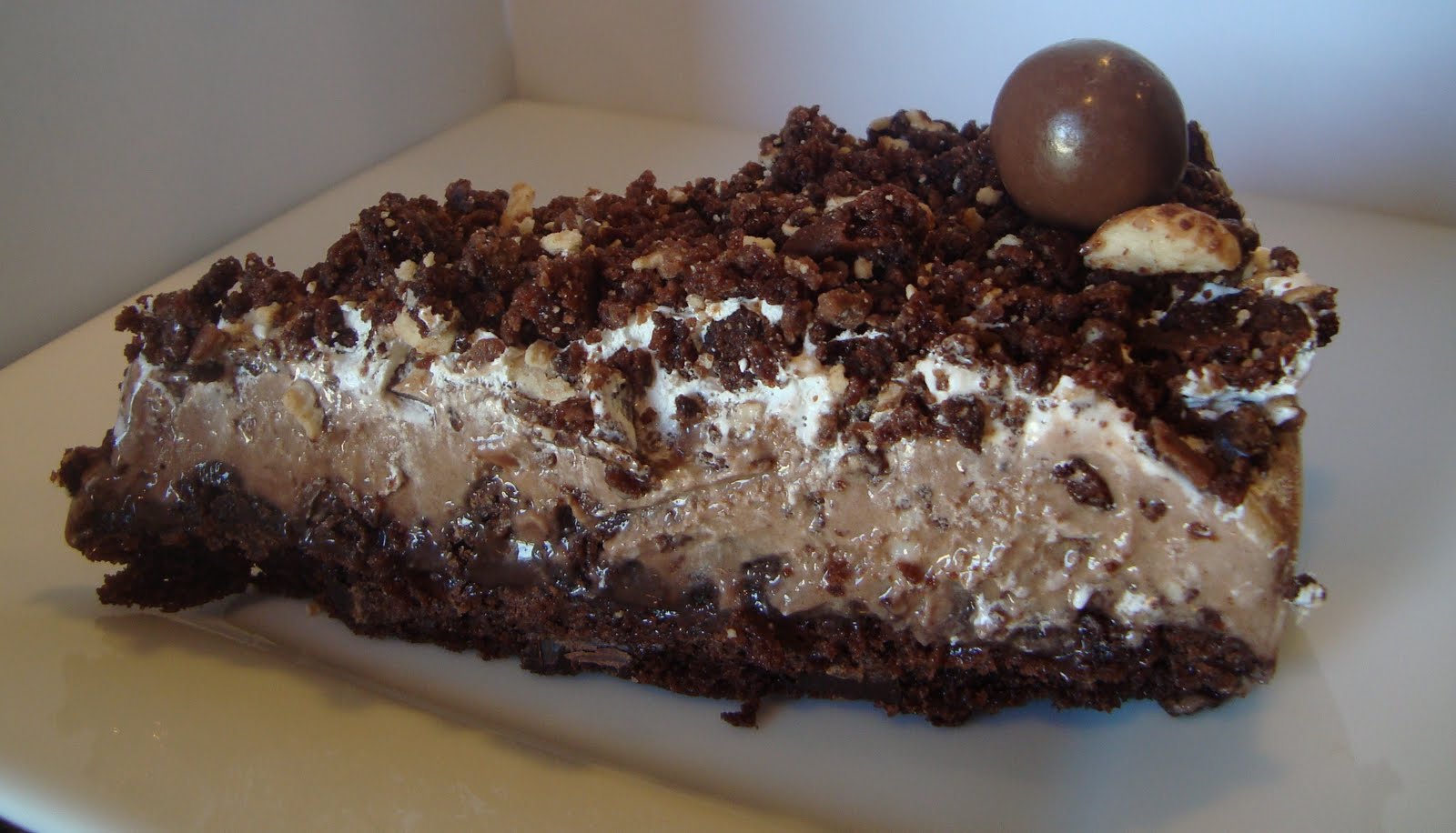 Malt Shoppe Ice Cream Pie ~ Dip it in Chocolate