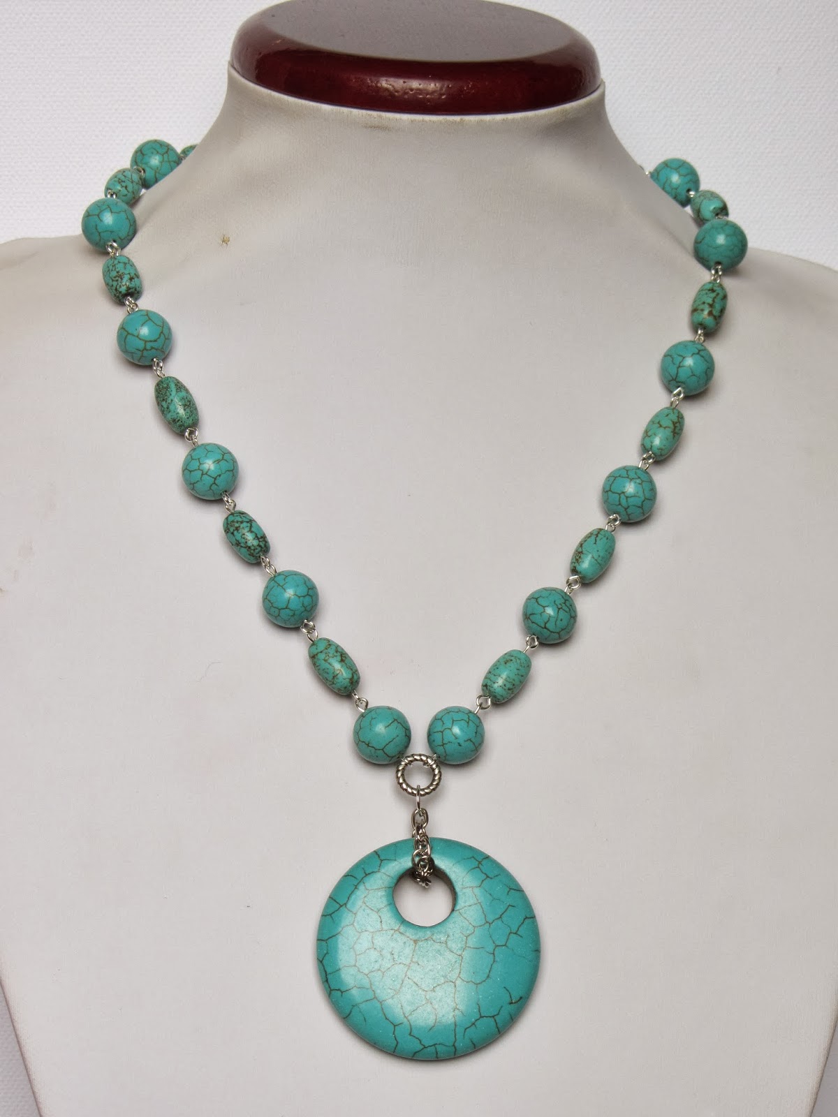 hobbylibelula: Colier turcoaz