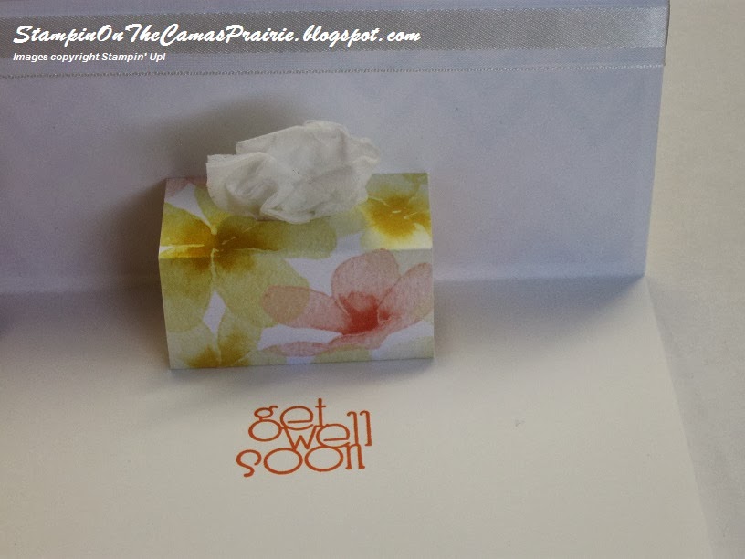 Stampin' on the Prairie: Get Well Card with Tissue Box