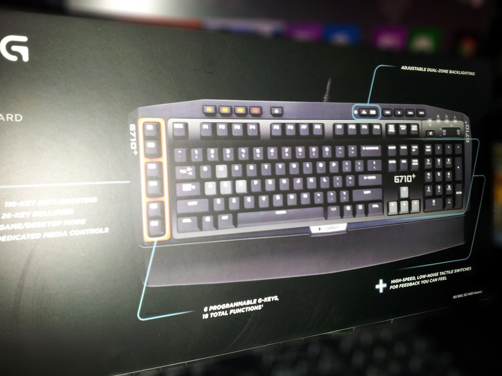 TheQingRevy: First impressions : Logitech G710+ Mechanical Keyboard