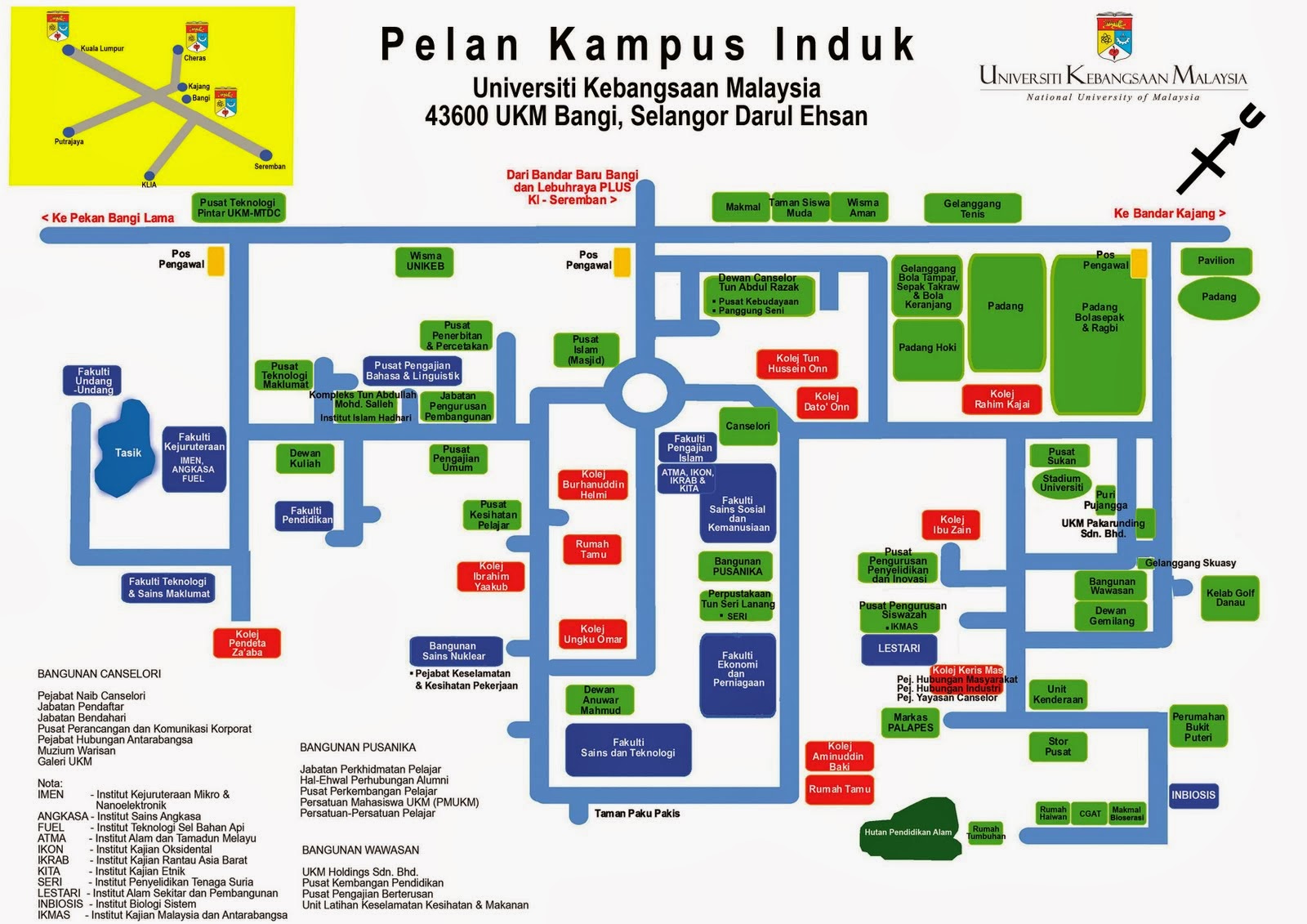 PELAN KAMPUS INDUK UKM
