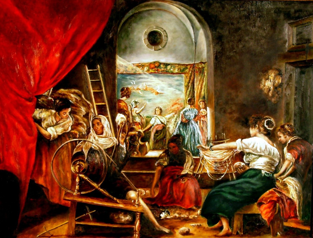 Literatura Española II (Siglo de Oro): Las hilanderas. Diego Velázquez