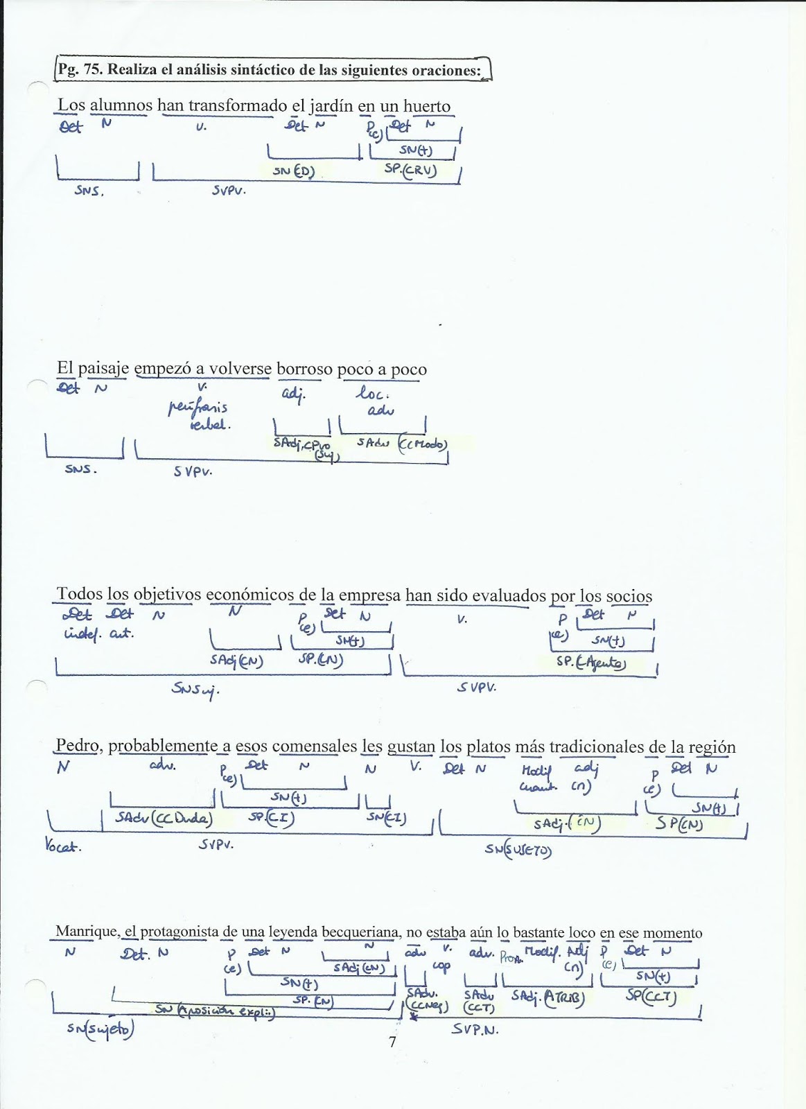 Lengua y literatura castellana ESO y BACHILLERATO: Ejercicios de ...