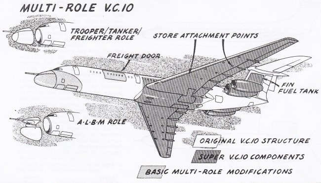 Kampfgruppe 1/144: 1/144 VC-10 Multirole Aircraft conversions by Freightdog