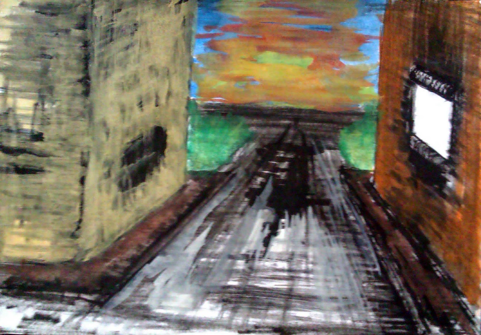 Rajz, festés, illusztráció, design, digitális grafika: Épületek ...