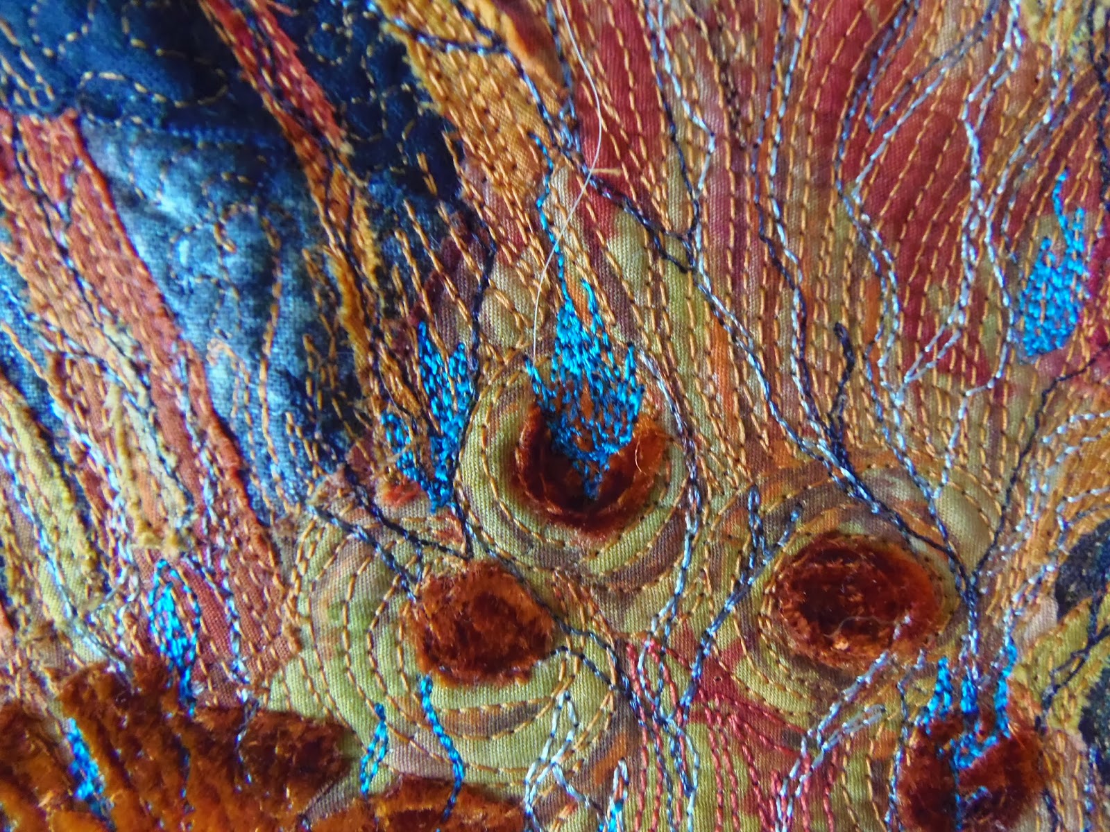 Faeries and Fibres: More thread art