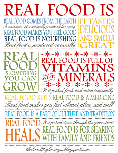 Real Food - The Healthy Honey's