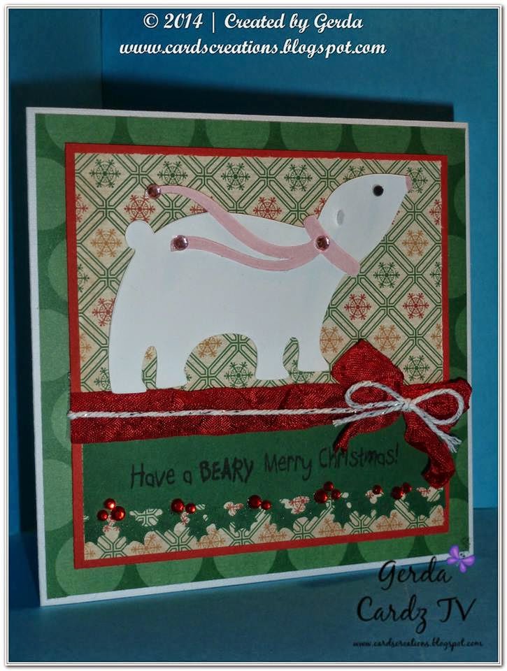 CARDZ TV: CARDZ TV CARD DESIGNER CHALLENGE #5 "COLOR MY CHRISTMAS"