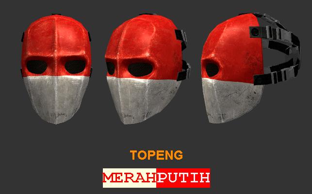 Topeng Merah Putih dari Point Blank 2012 - Spartan Clan PB Indonesia