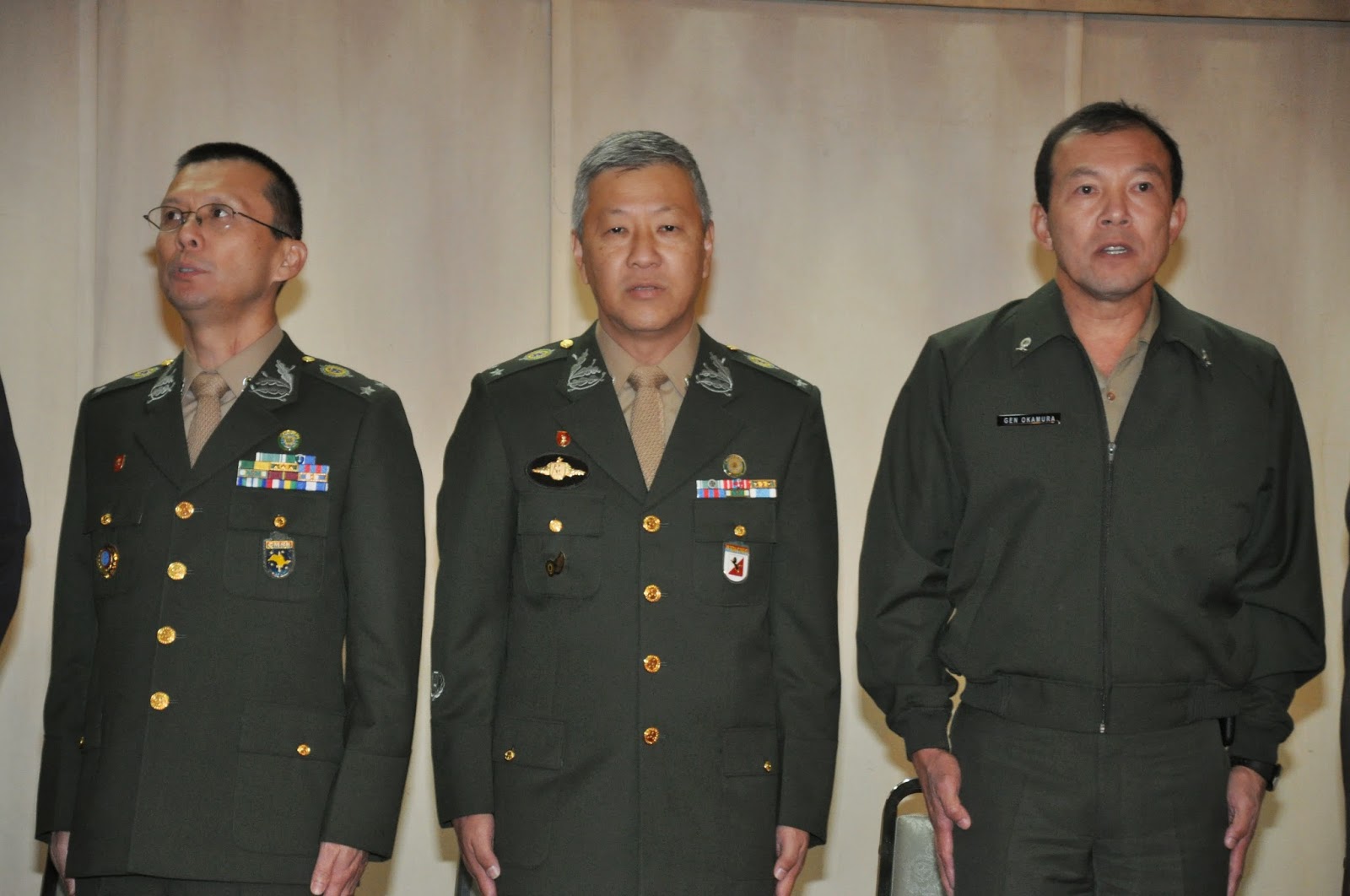 Okinawa Brasil: BUNKYO: HOMENAGEM AOS NOVOS GENERAIS MATSUDA E IKEDA