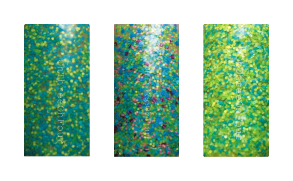 Oh Three Oh Four: Matte Glitter Comparison