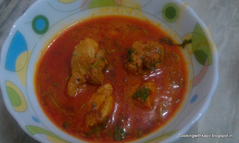 Delicious Indian Cooking: Chicken Curry Rajasthani Style
