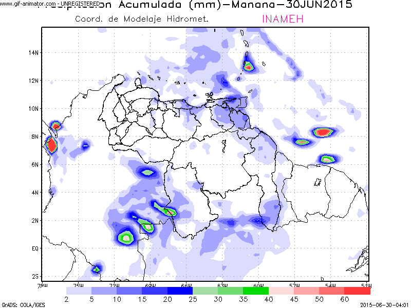 El tiempo meteorológico en Venezuela: Previsión meteorológica para ...