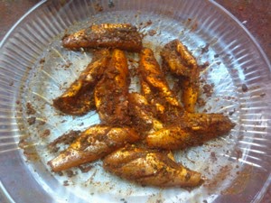 Vaniensamayalarai: Goldbond Goat Fish (Navara Meen) Stir Fry