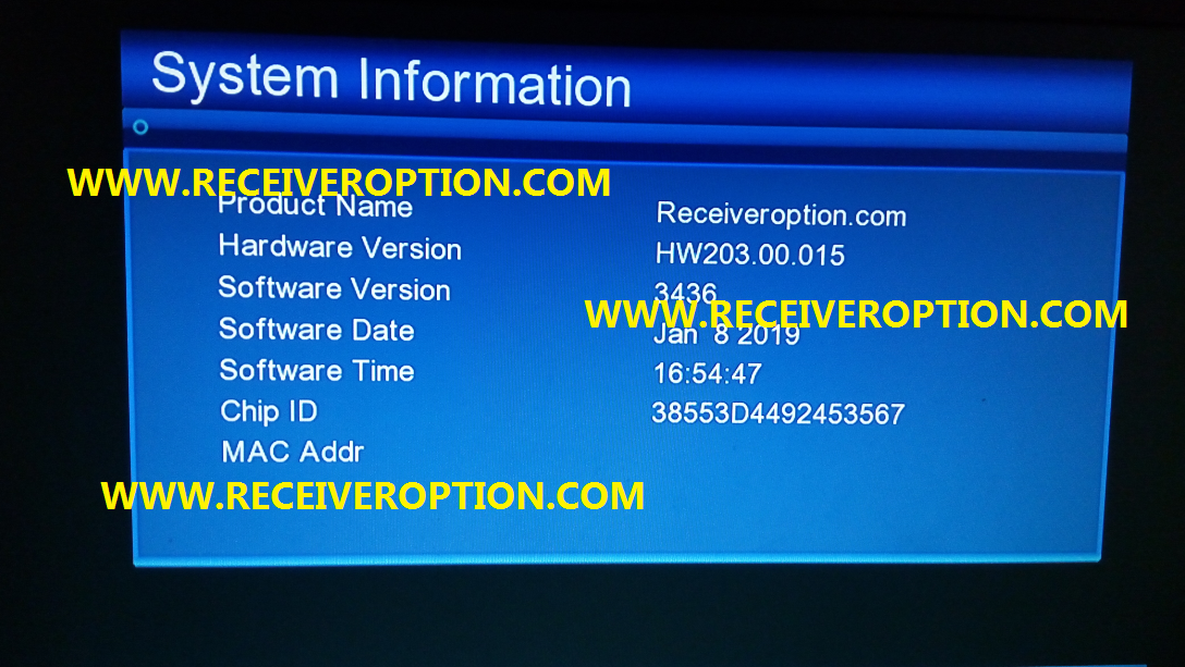 GX6605S HARDWARE VERSION HW203.00.015 POWERVU KEY NEW SOFTWARE - How To ...