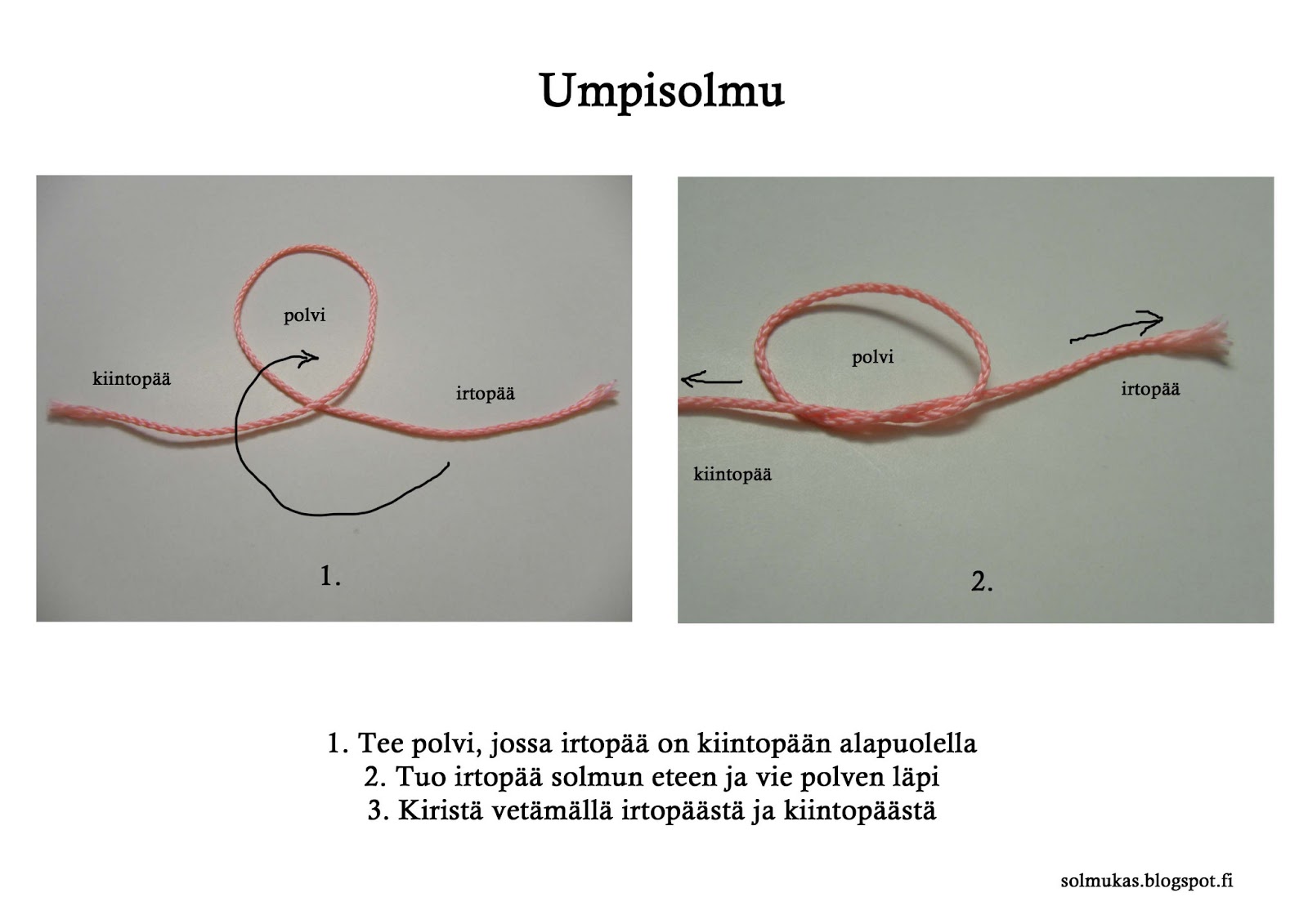 Solmukas: Umpisolmu!