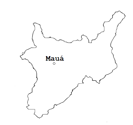 Blog de Geografia: Mapa de Mauá, SP, para colorir
