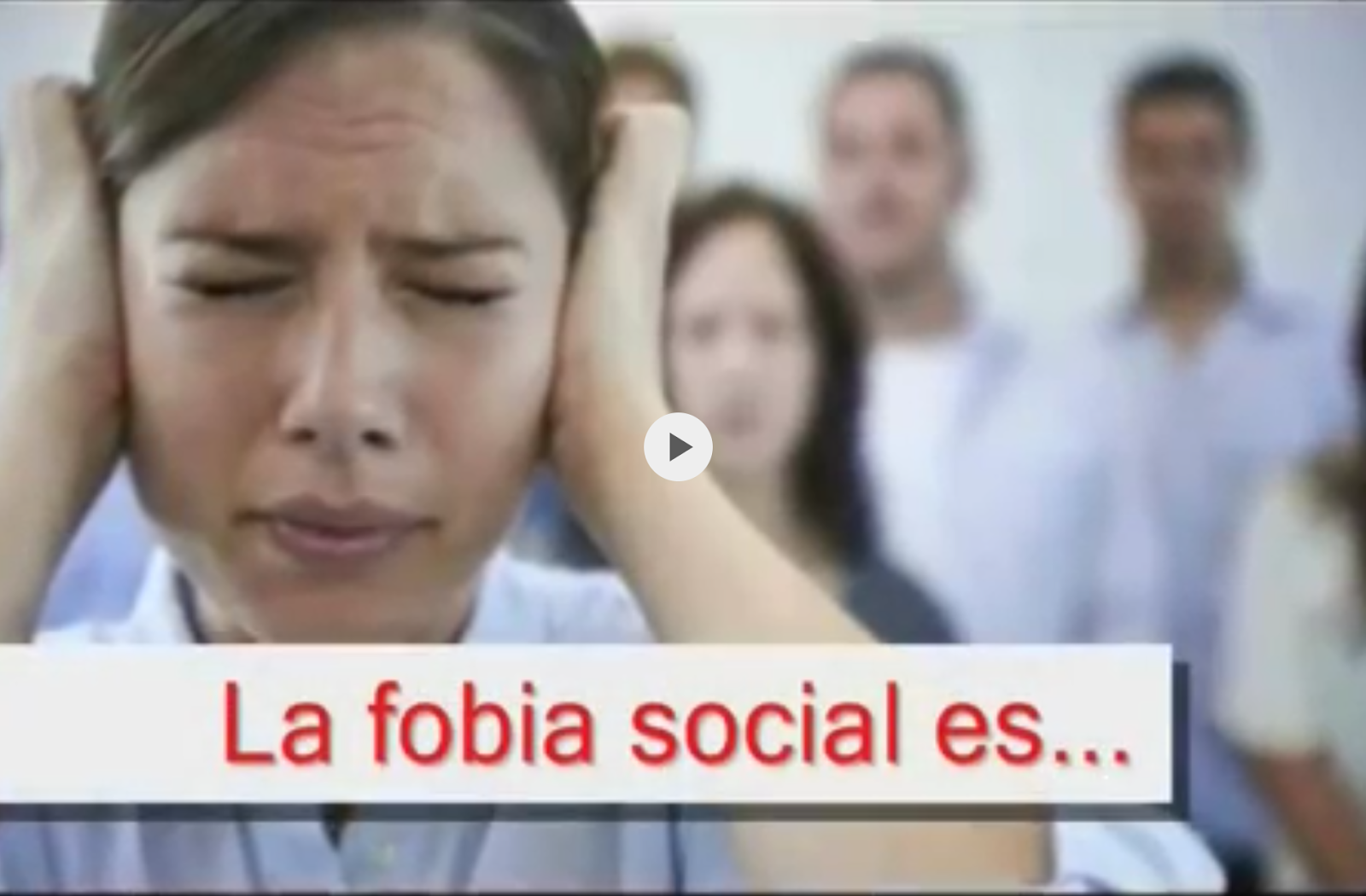 Entender la fobia social : Explicando que tengo fobia social