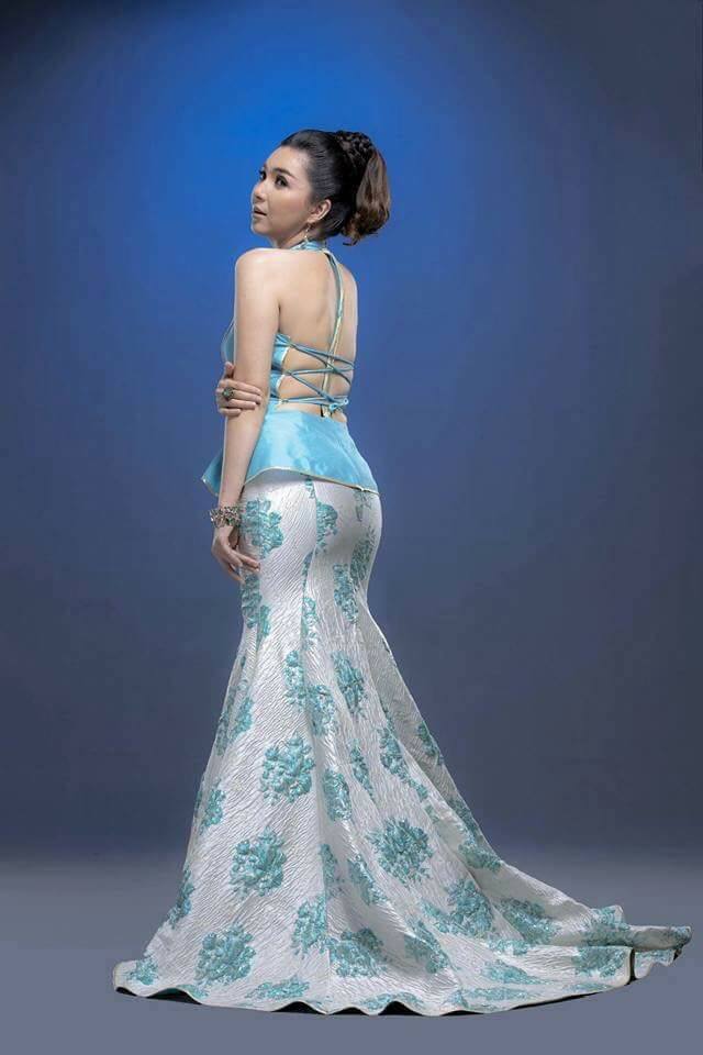 Chit Thu Wai - with Gorgeous Dress | Myanmar Model Girl