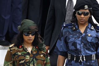 TENDAI TODAY: Gaddafi's Women Bodyguards: Photos Of The Amazonian Guard