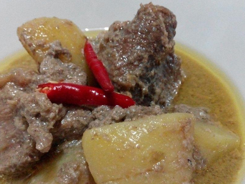 Gule Korma Daging (Opor Daging) ~ PadangFood.Com