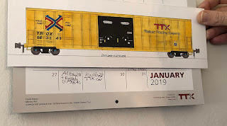 Andy Fletcher Blog-: Trailer Train Rail Box 60' Box Car Drawing by Andy ...