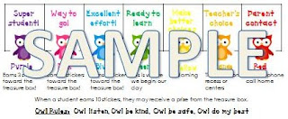 Splendor in Kinder: Owl Themed Classroom Management