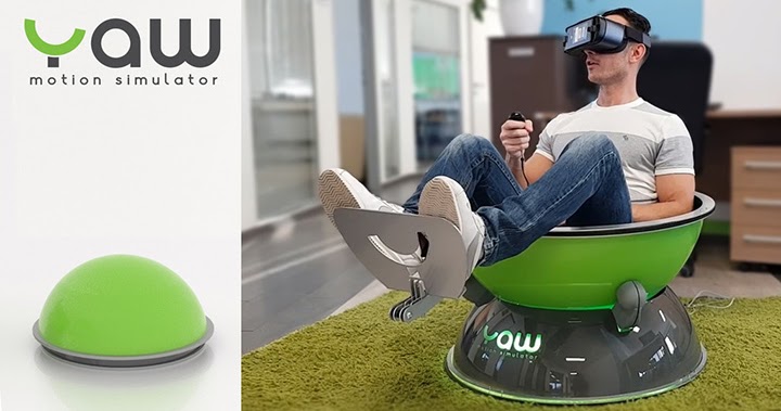 YAW Virtual Reality motion simulator debuts at CES - Cyber Tech Templar
