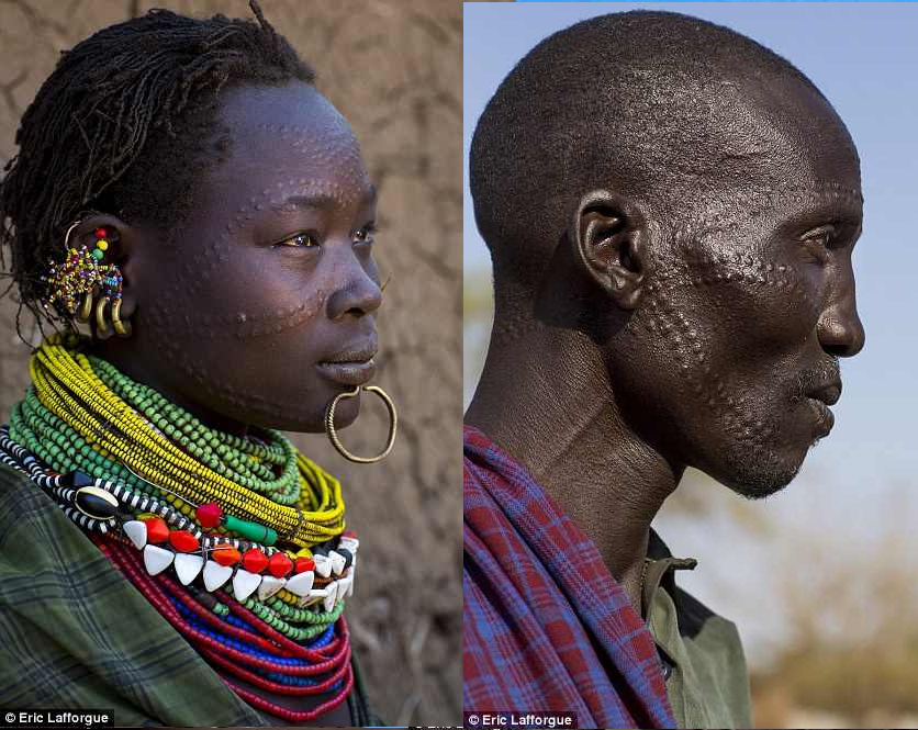 Damn!! Are these the world's most painful tattoos? Ethiopian and ...