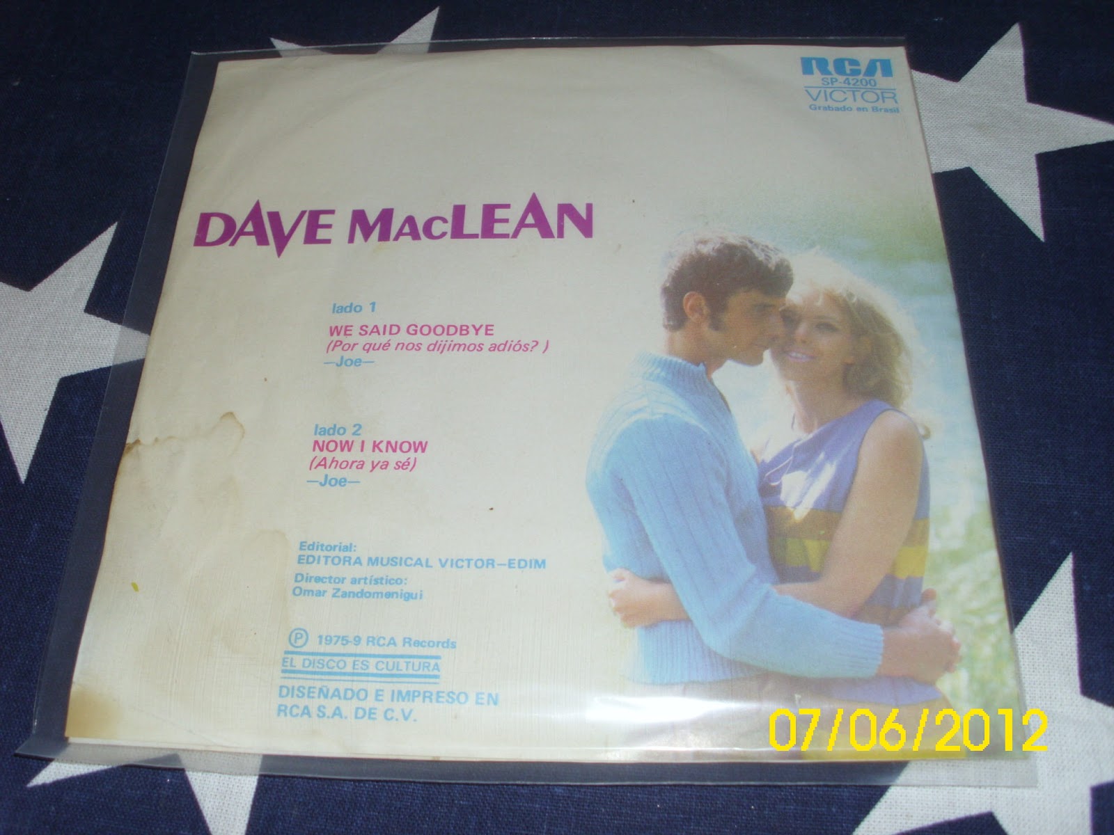 Hits Brasil: DAVE MACLEAN - 1975 Compacto
