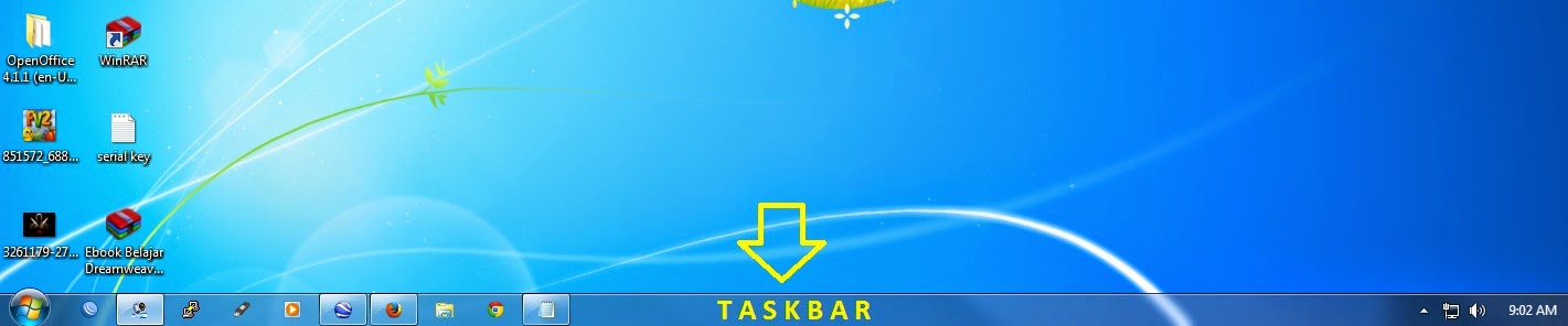 Komputer: Cara MEMASANG TASKBAR DI ATAS DAN SAMPING LAYAR MONITOR