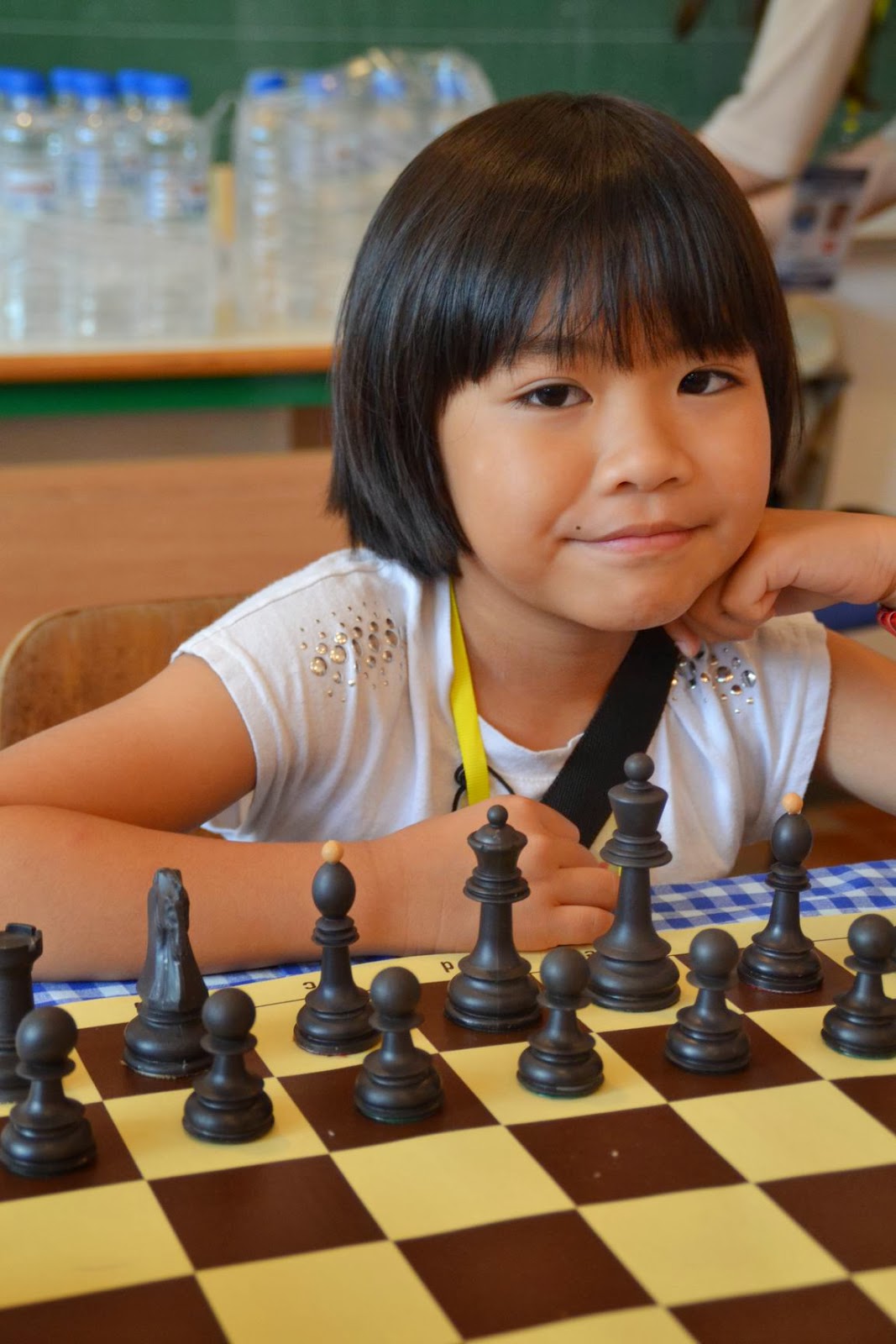 European Youth Chess Championship à Budva (Monténégro) ronde 5: Joueur ...