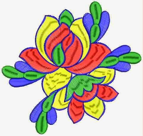 EmbDesignTube: New Season Flower Patch Designs For Dresses