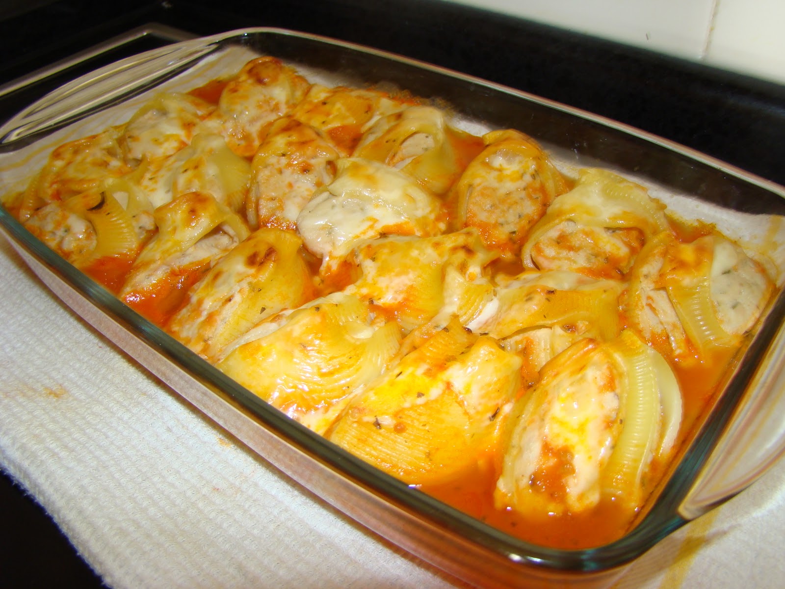 Receitas da Carlita: Massa recheada com requeijao legumes e atum