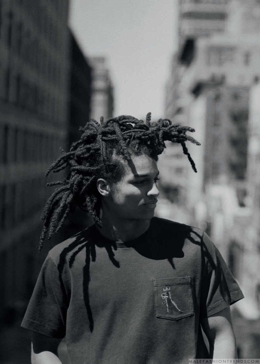 Malcom Evans luce el nuevo estilo americano para EUROMAN Magazine