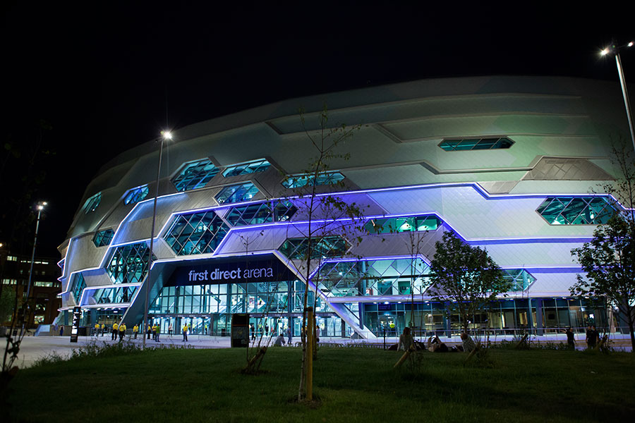 PRANCHETA DE ARQUITETO: PROJ LAZER: FIRST DIRECT ARENA, LEEDS