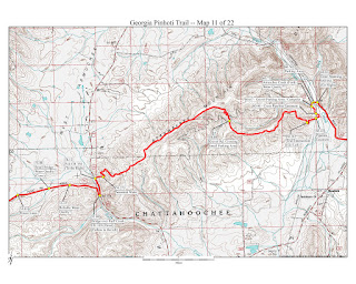 My adventures: Pinhoti trail, maps.
