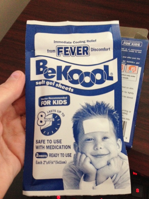 MJ's Product Reviews: Be KoooL Fever Cooling Gel Sheets Review