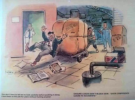 R.K. Laxman's Cartoons: Industrial Safety