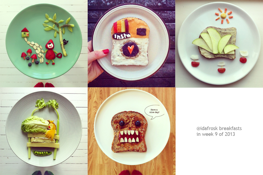 idafrosk: the food art blog: Ukens frokoster uke 9 / Week 9 in Breakfasts