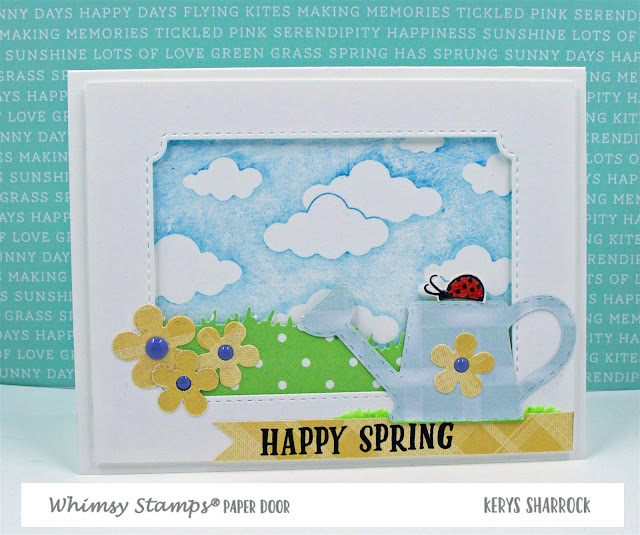 March 2019 Paper Door Kit - Hoppy Spring - Whimsy Inspirations Blog
