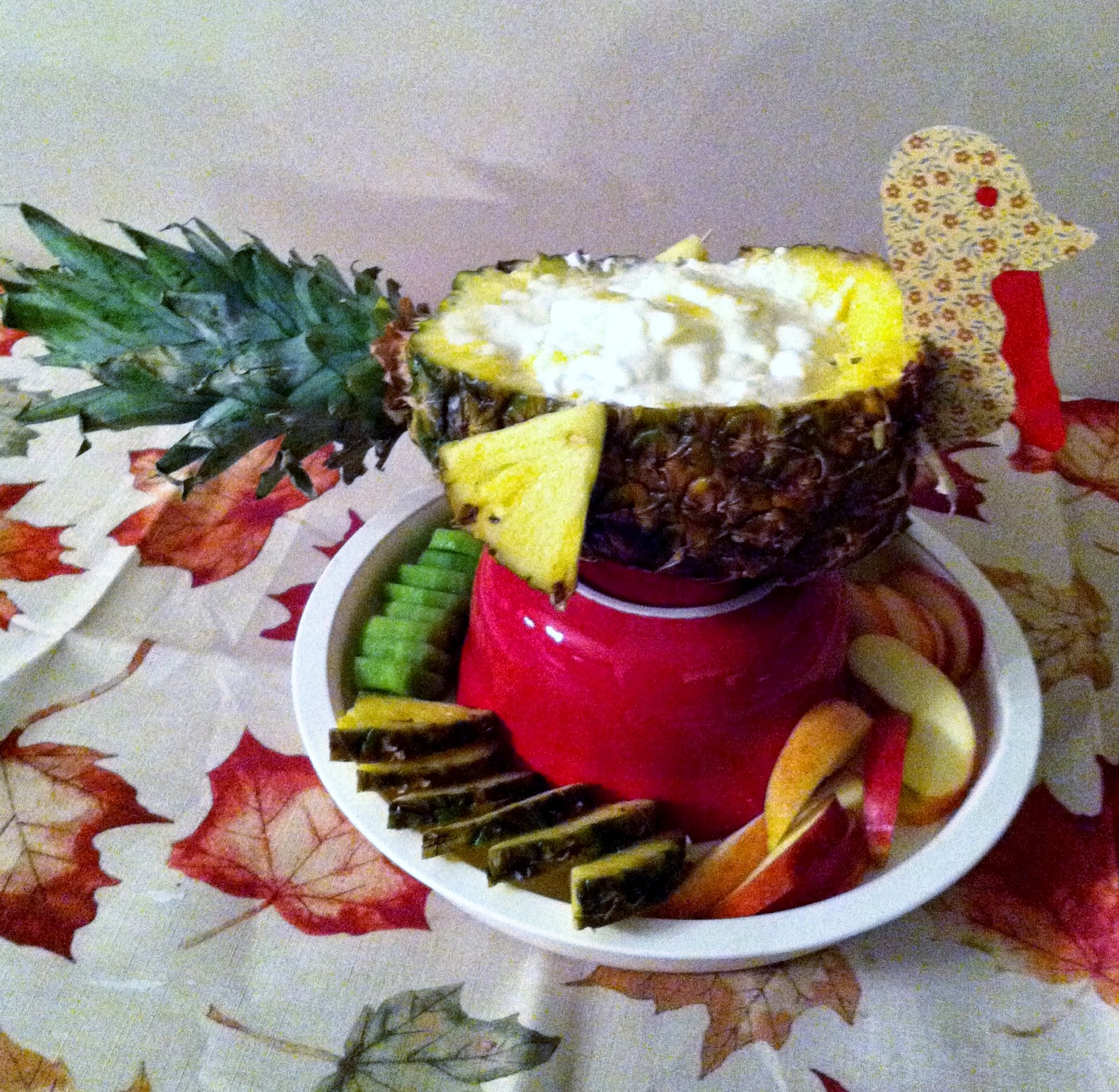 Ms. Nancy's Nook : Pineapple Turkey with Fruit Dip